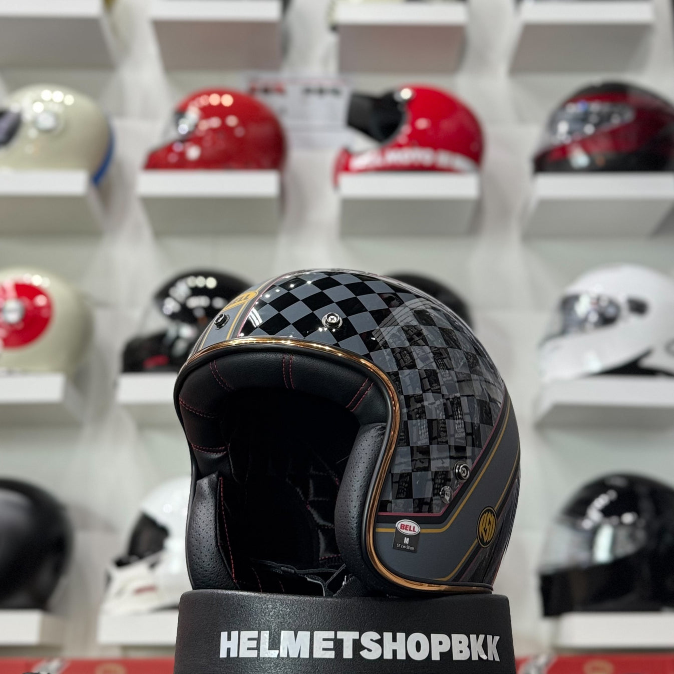 BELL CUSTOM 500 RSD WREAKERS GLOSS BLACK GOLD – HELMETSHOPBKK