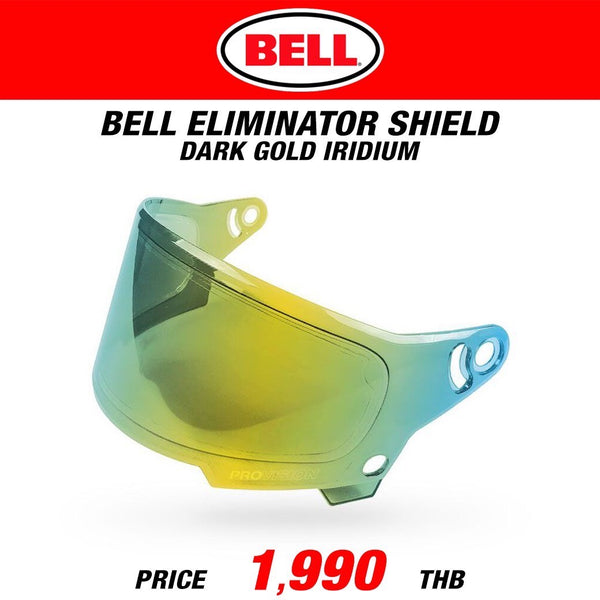BELL ELIMINATOR SHIELD DARK GOLD IRIDIUM – HELMETSHOPBKK